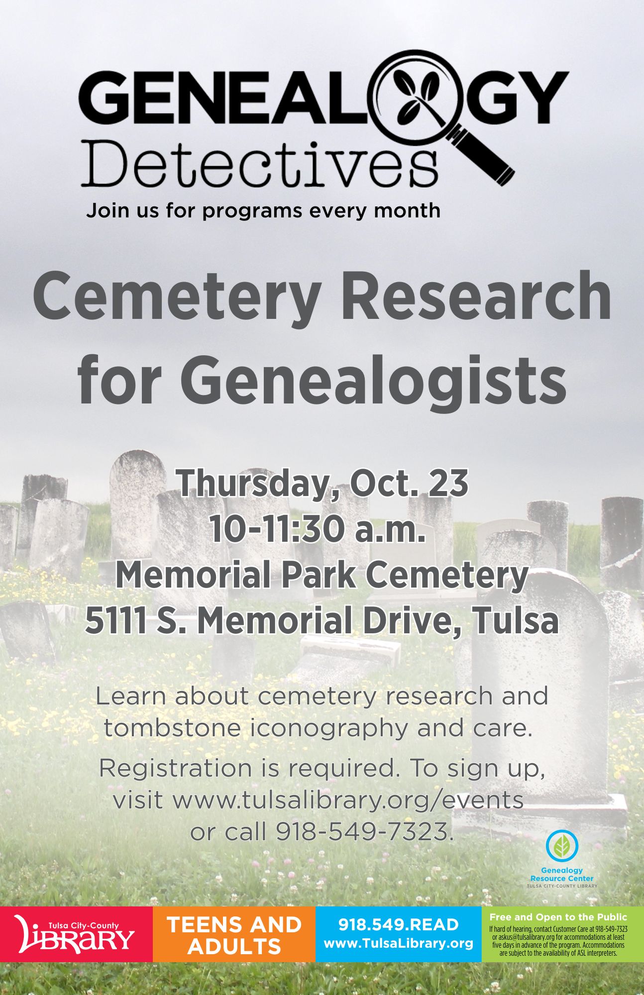 Genealogy Resource Center | Tulsa Library